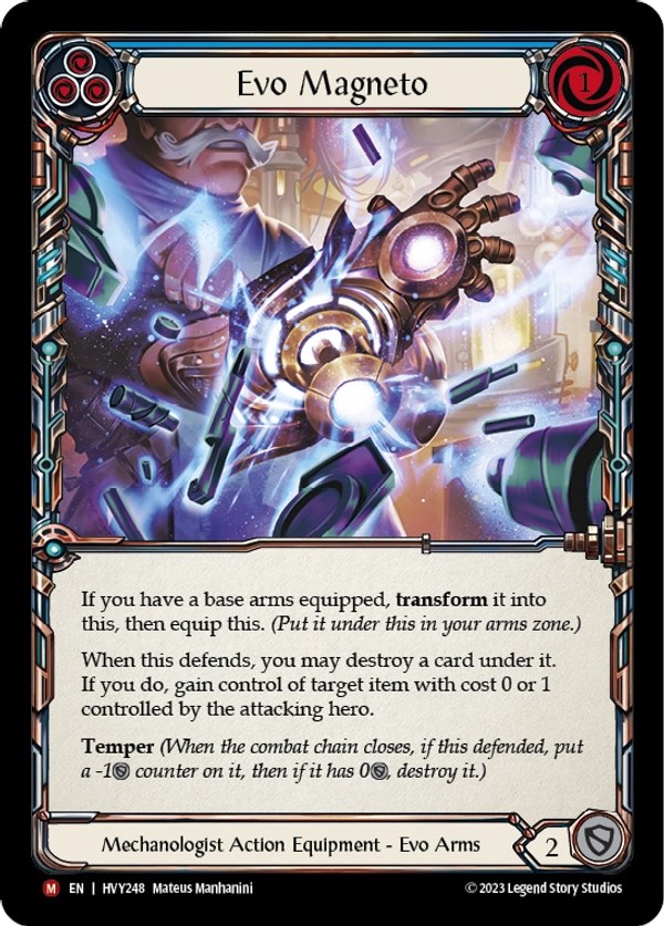 Evo Magneto - Heavy Hitters - Flesh and Blood TCG