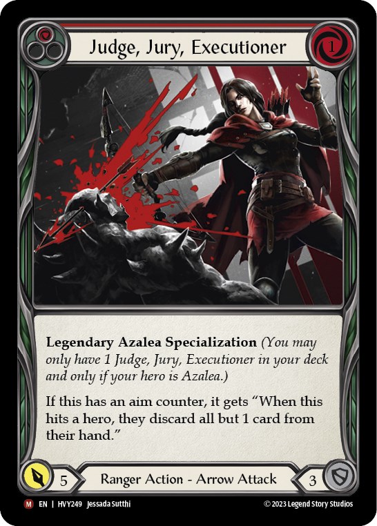 Judge, Jury, Executioner - Heavy Hitters - Flesh and Blood TCG