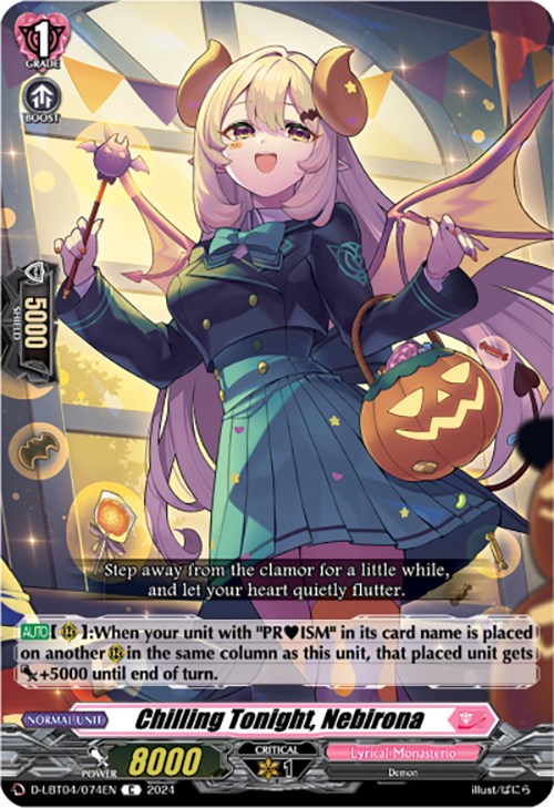 Chilling Tonight, Nebirona - D-LBT04: Lyrical Monasterio ~Trick or ...