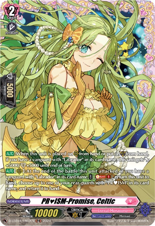 PRISM-Promise, Celtic (FR) - D-LBT04: Lyrical Monasterio ~Trick or Trick!~ - Cardfight Vanguard
