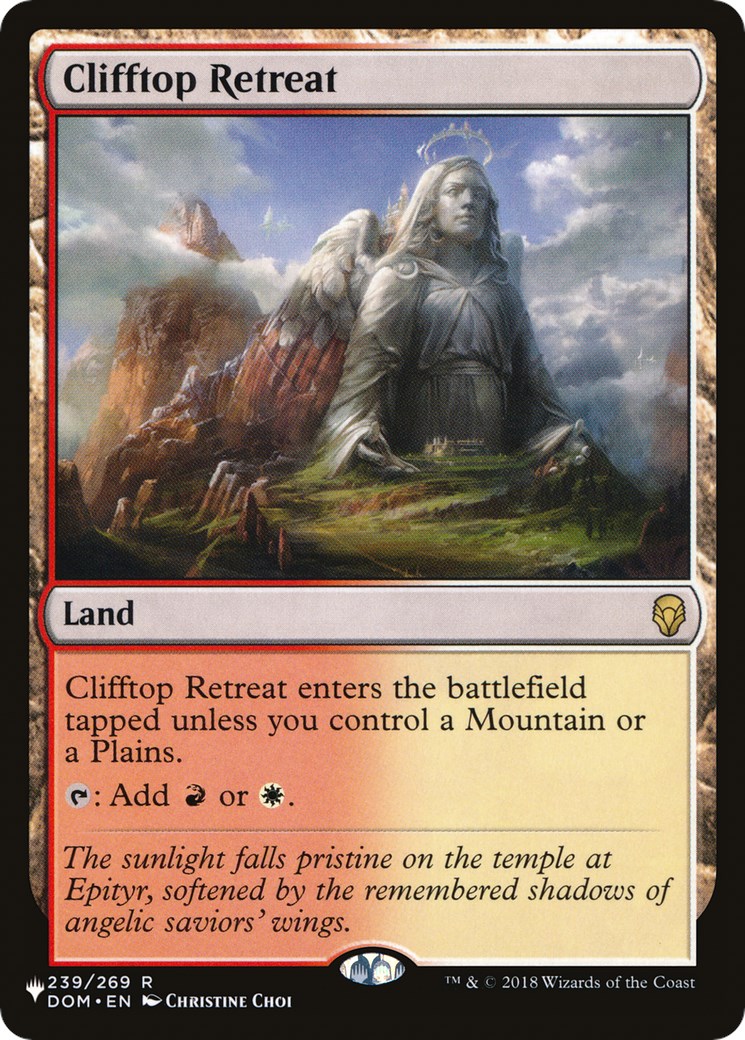 Clifftop Retreat - The List Reprints - Magic: The Gathering