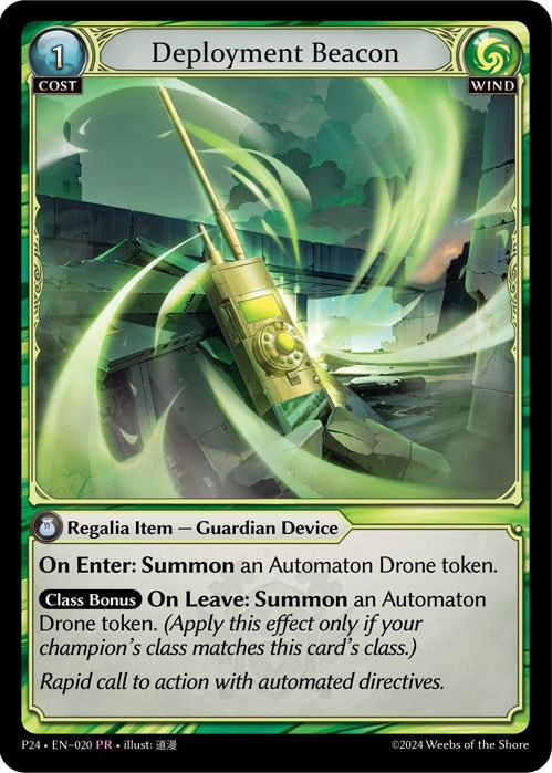 Deployment Beacon - Promotional Cards - Grand Archive TCG