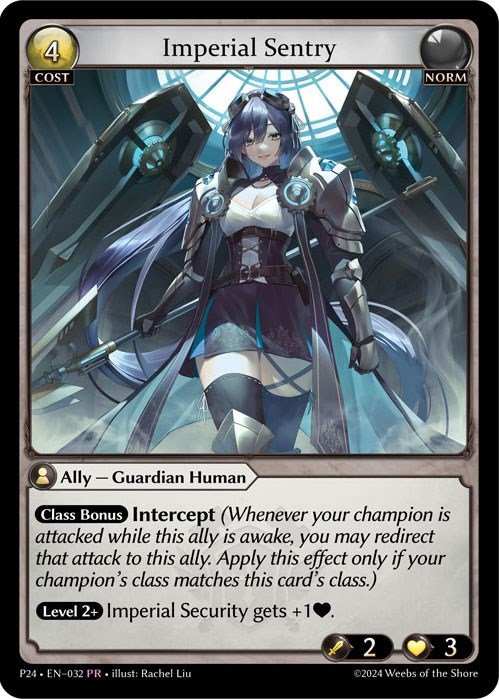 Imperial Sentry - Promotional Cards - Grand Archive TCG