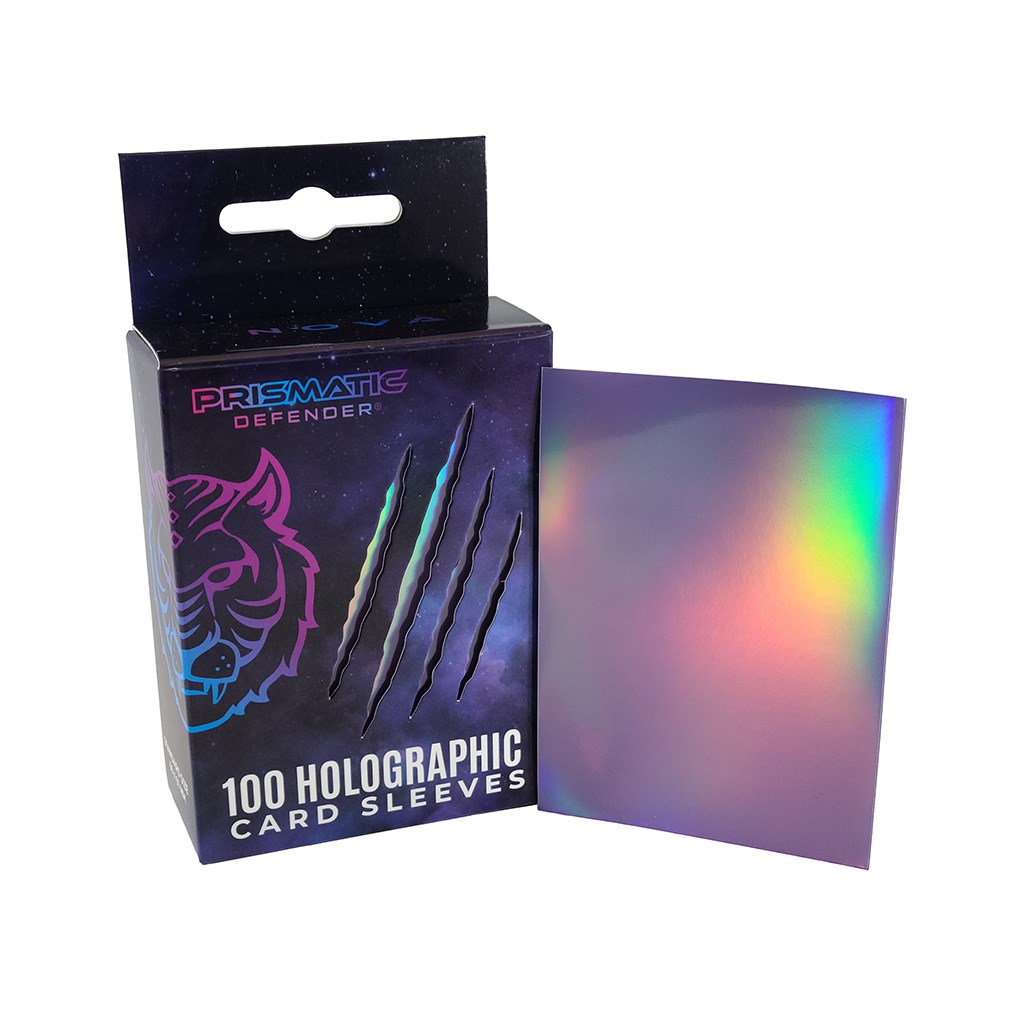 Prismatic Defender Card Sleeves - Holographic Sleeves - Purple / Oracle ...