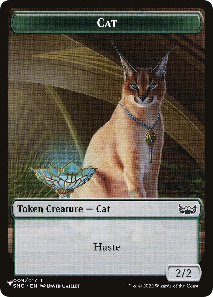 Cat (009) // Dog Double-Sided Token - The List Reprints - Magic: The ...