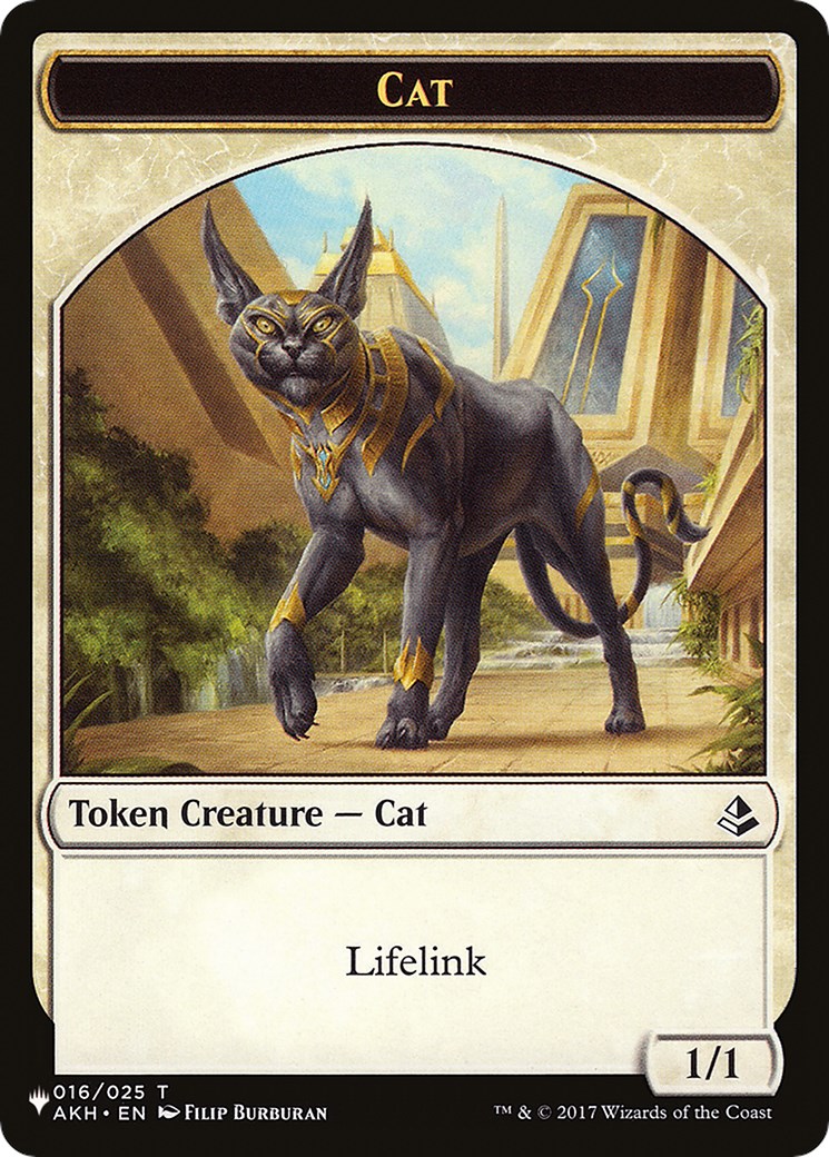 Cat (016) // Citizen Double-Sided Token - The List Reprints - Magic ...
