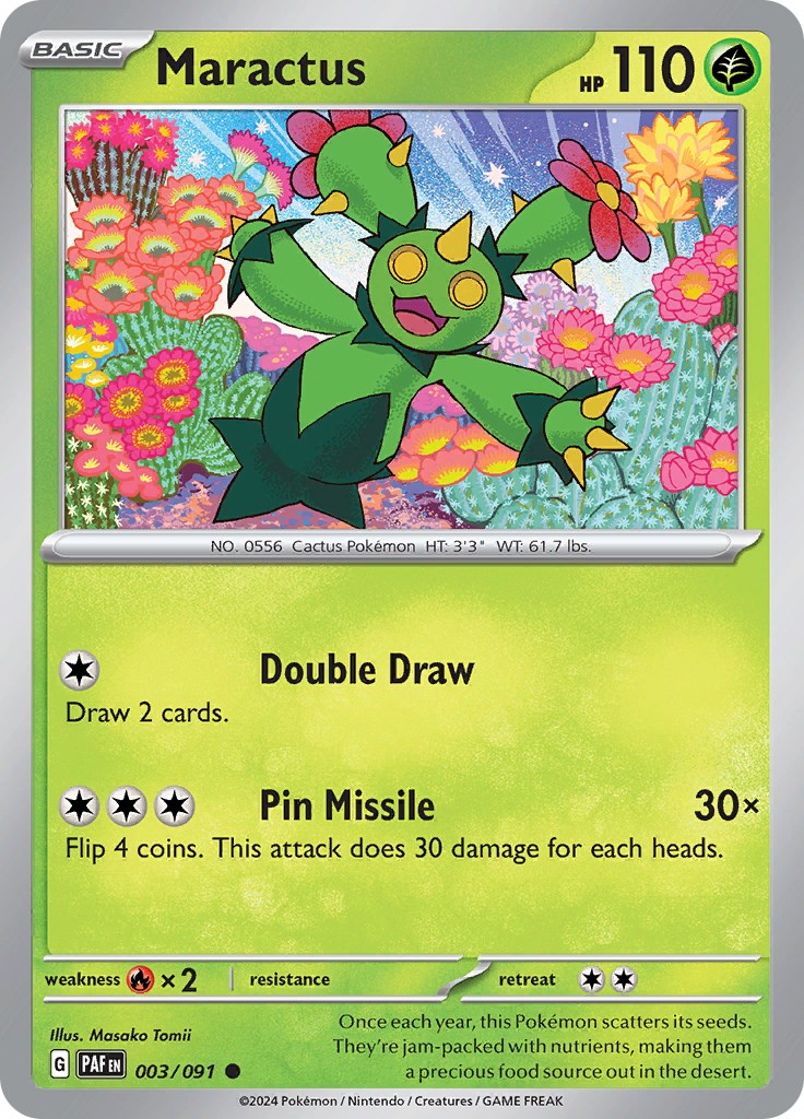 Maractus - SV: Paldean Fates - Pokemon