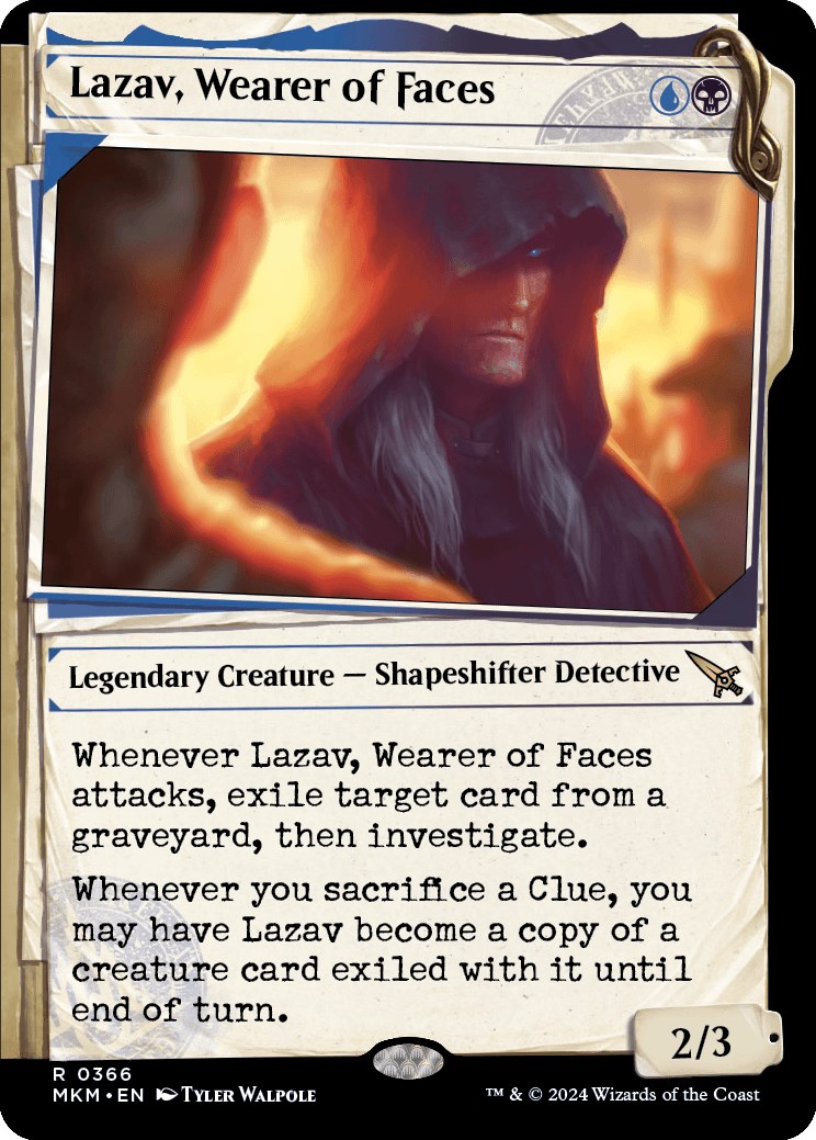 Lazav, Wearer of Faces (Showcase) (0366) - Murders at Karlov Manor - Magic: The Gathering