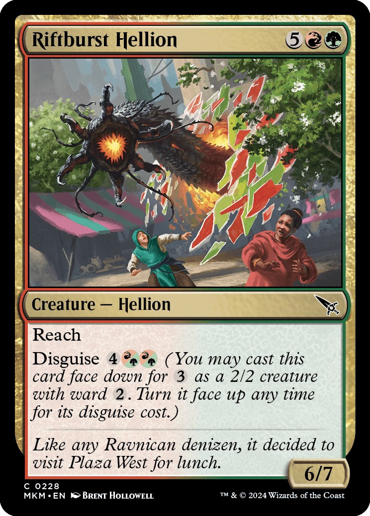 Riftburst Hellion - Murders at Karlov Manor - Magic: The Gathering
