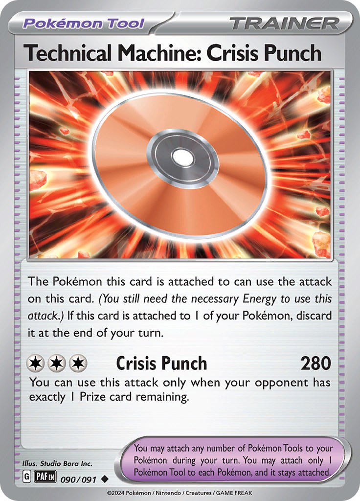 Technical Machine: Crisis Punch - SV: Paldean Fates - Pokemon