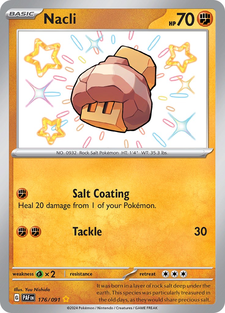 Nacli - 176/091 - SV: Paldean Fates - Pokemon