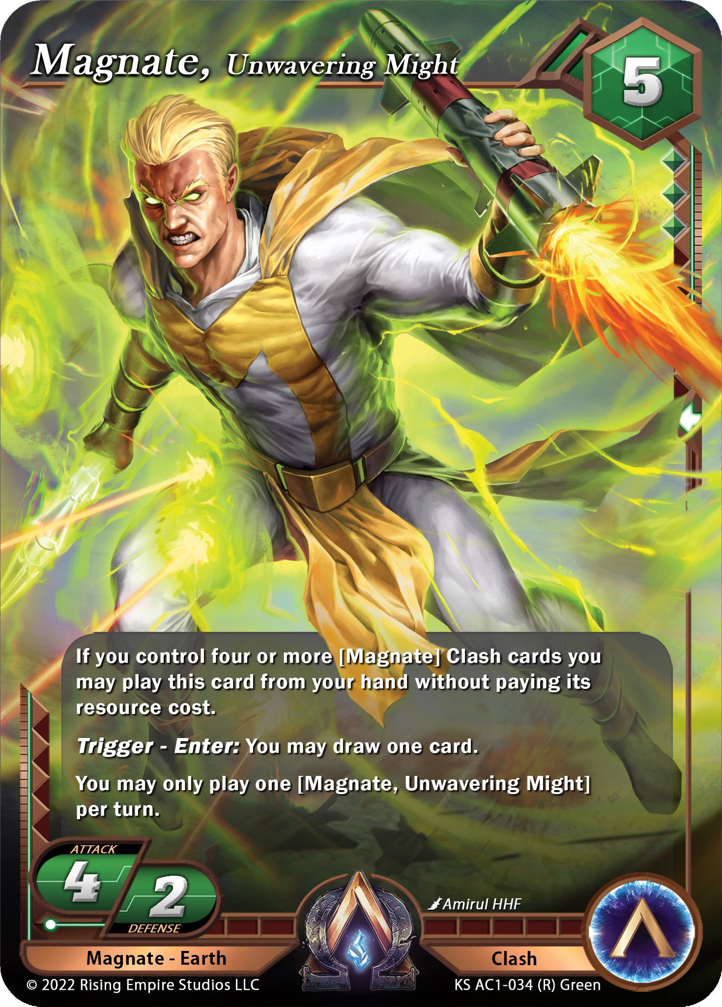 Magnate, Unwavering might - The Awakening (Kickstarter) - Alpha Clash