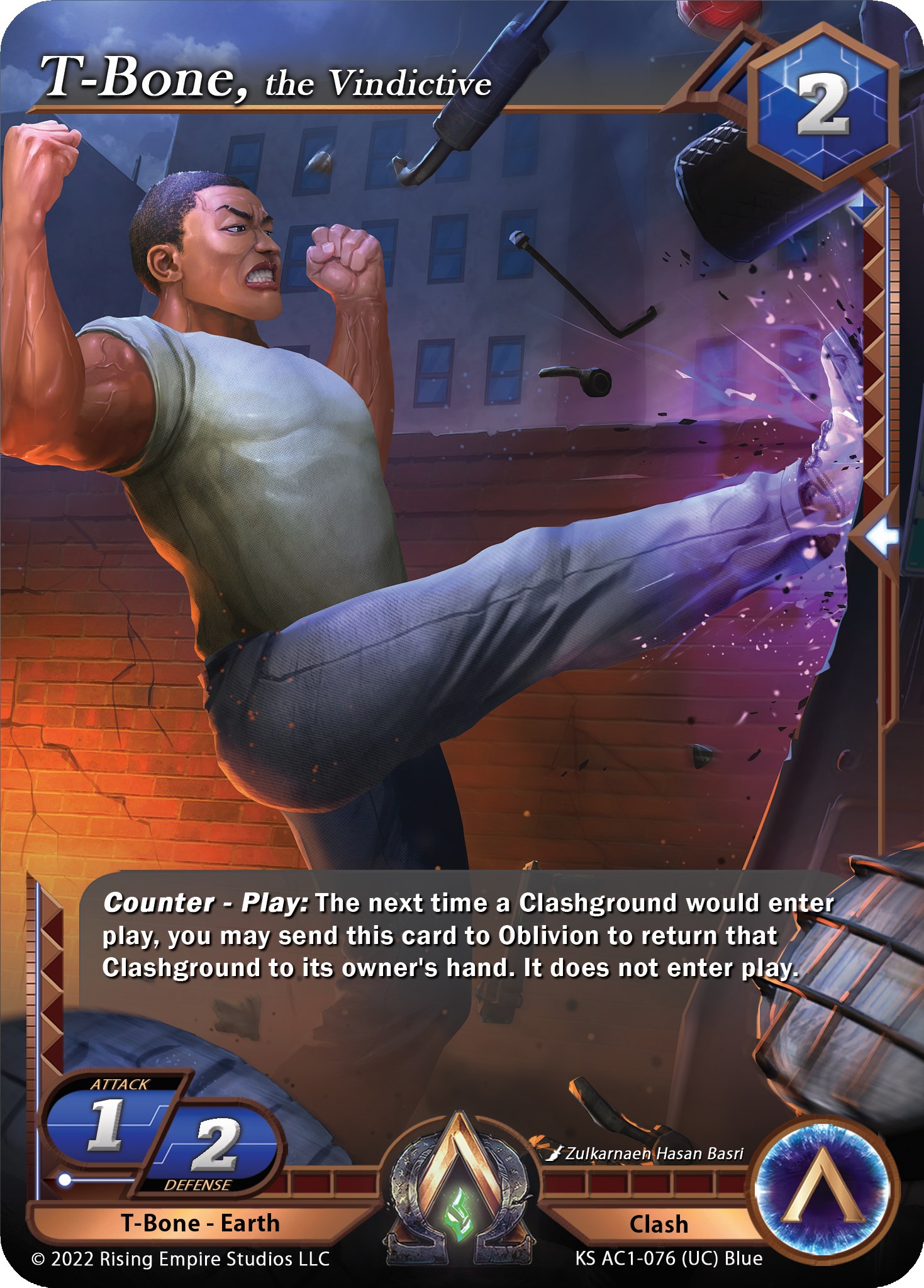 T-Bone, the Vindictive - The Awakening (Kickstarter) - Alpha Clash