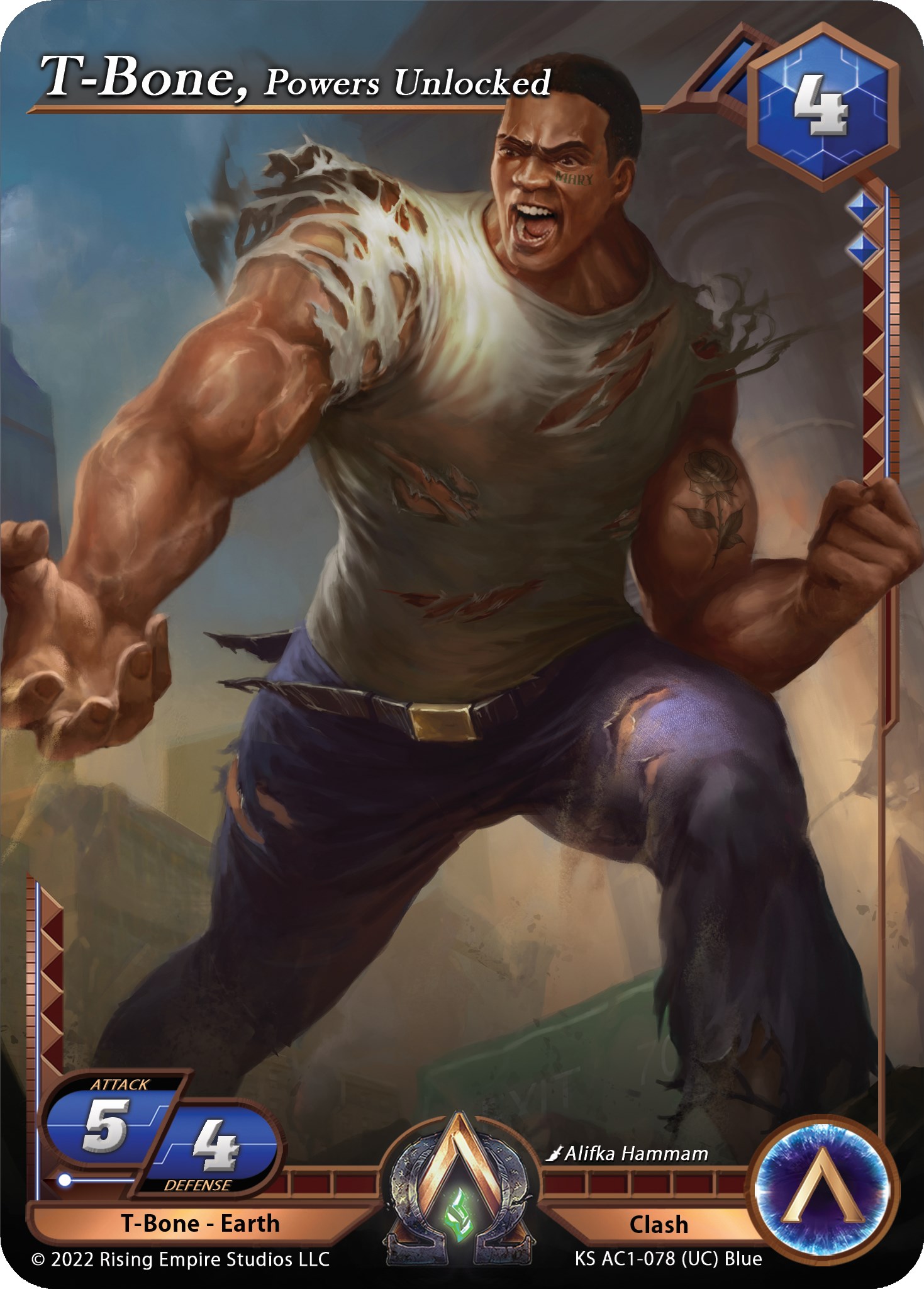 T-Bone, Powers Unlocked - The Awakening (Kickstarter) - Alpha Clash