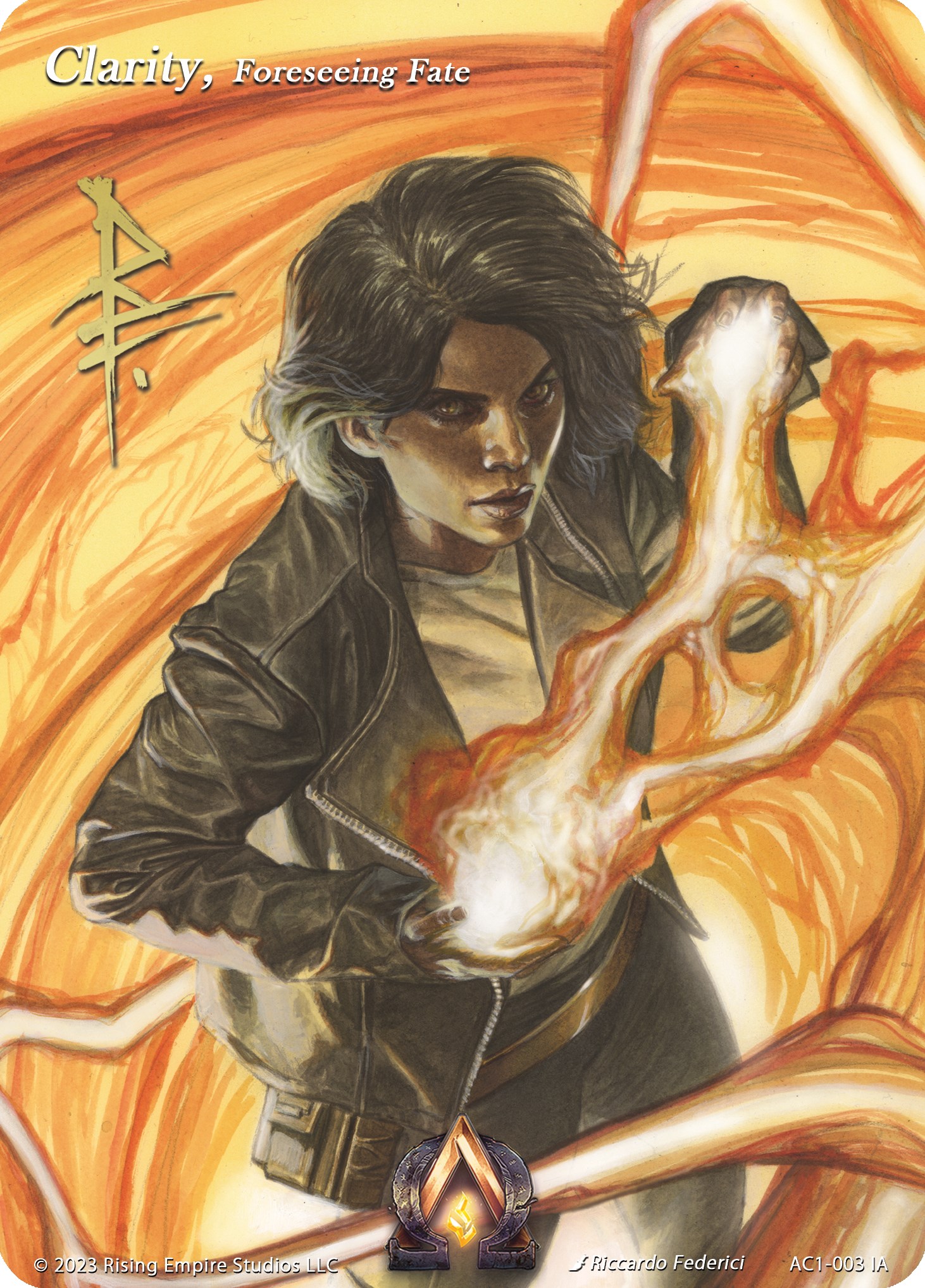 Clarity, Foreseeing Fate (Iconic Art) - The Awakening - Alpha Clash