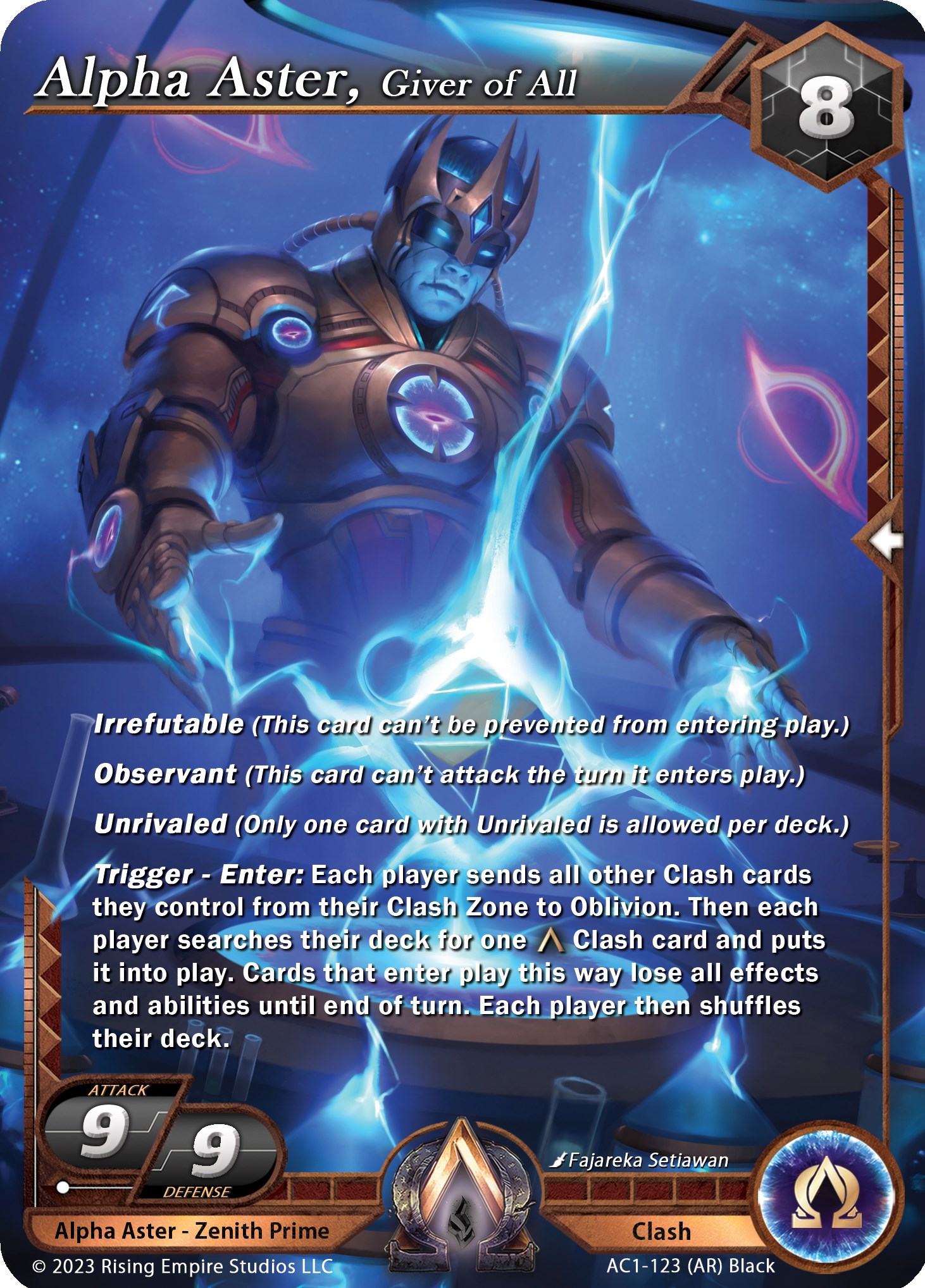 Alpha Aster, Giver of All (Alpha Rare) - The Awakening - Alpha Clash