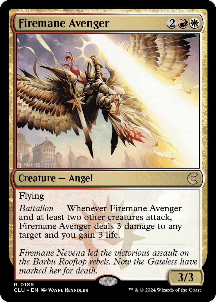 Firemane Avenger - Ravnica: Clue Edition - Magic: The Gathering