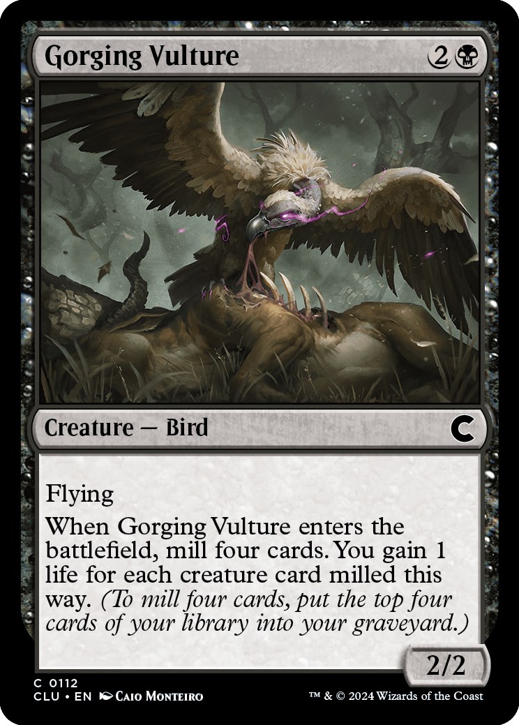 Gorging Vulture - Ravnica: Clue Edition - Magic: The Gathering