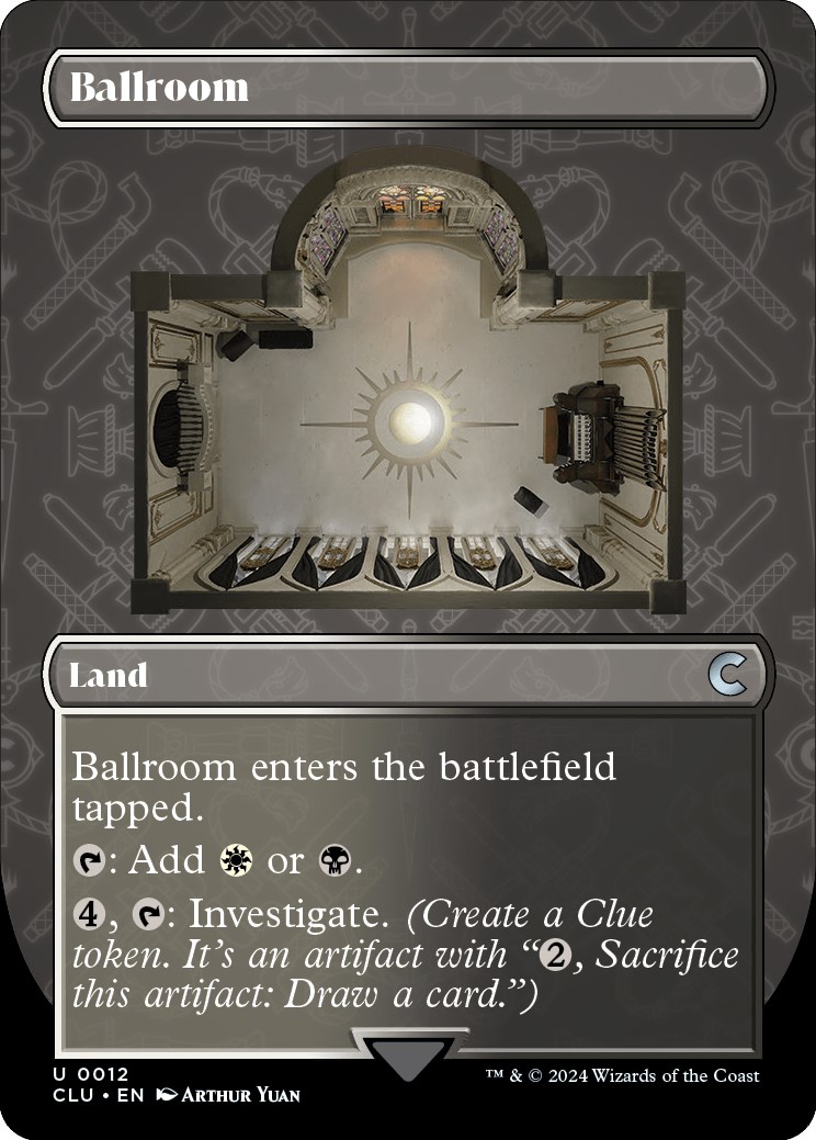 Ballroom (Borderless) - Ravnica: Clue Edition - Magic: The Gathering