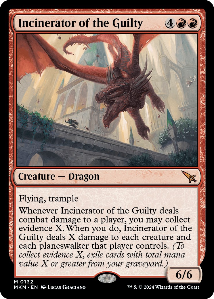 Incinerator of the Guilty - Murders at Karlov Manor - Magic: The Gathering