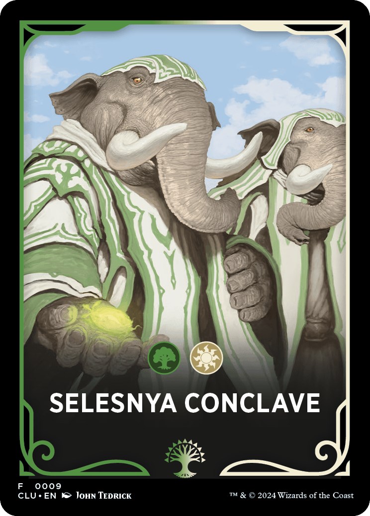 Selesnya Conclave Theme Card - Ravnica: Clue Edition - Magic: The Gathering