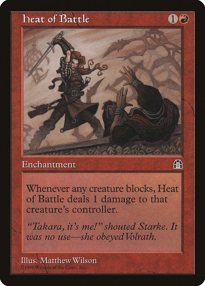 Heat of Battle - Stronghold - Magic: The Gathering