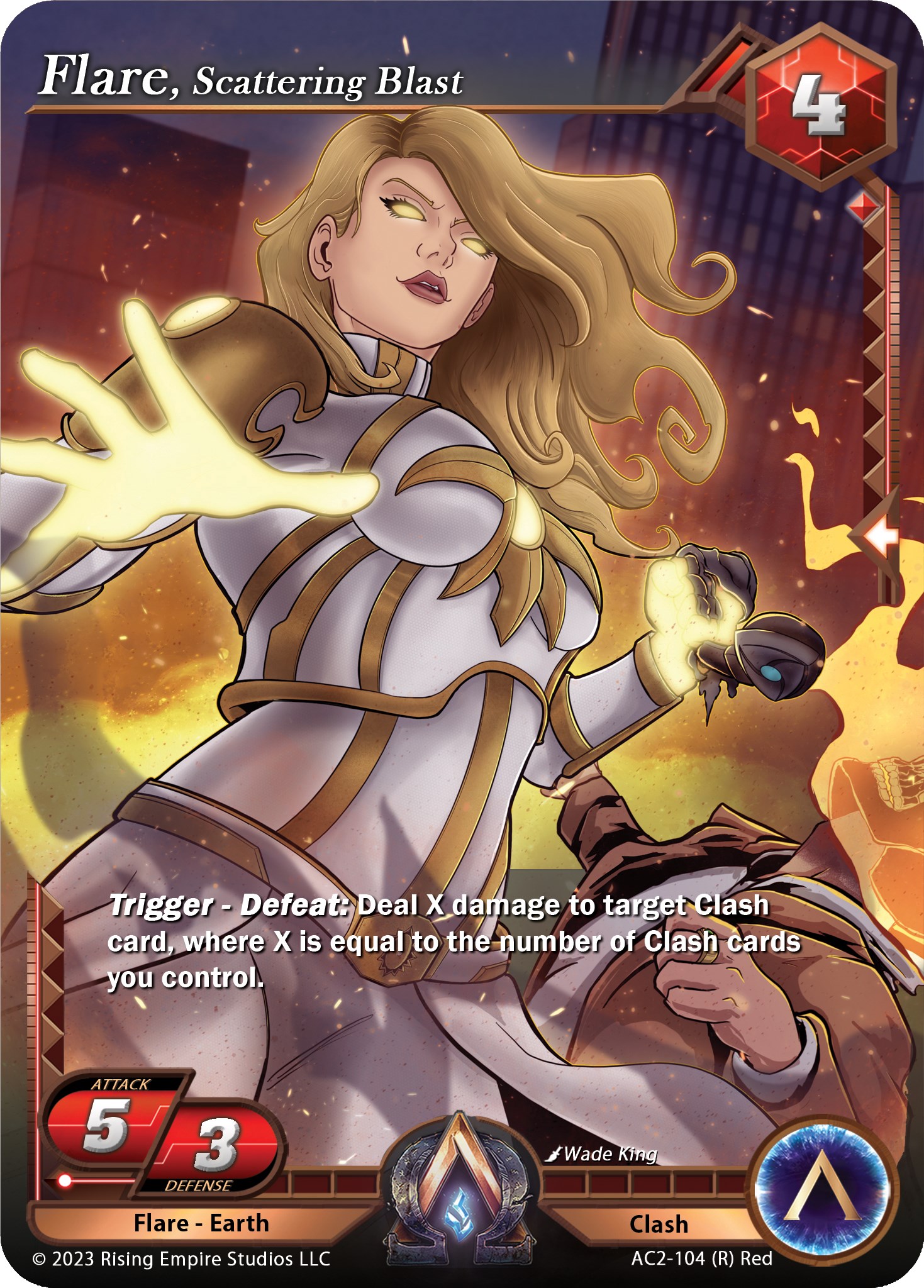 Flare, Scattering Blast - Clashgrounds - Alpha Clash