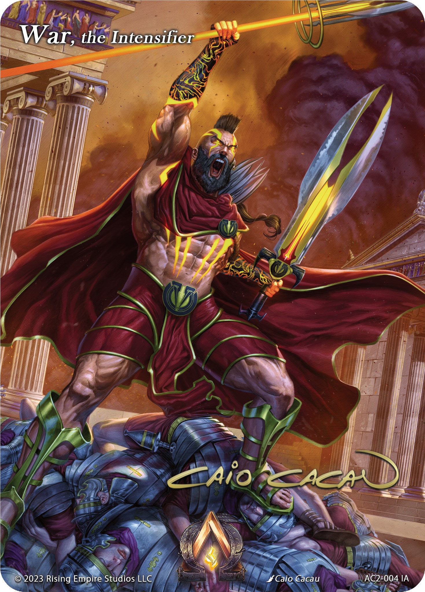 War, the Intensifier (Iconic Art) - Clashgrounds - Alpha Clash