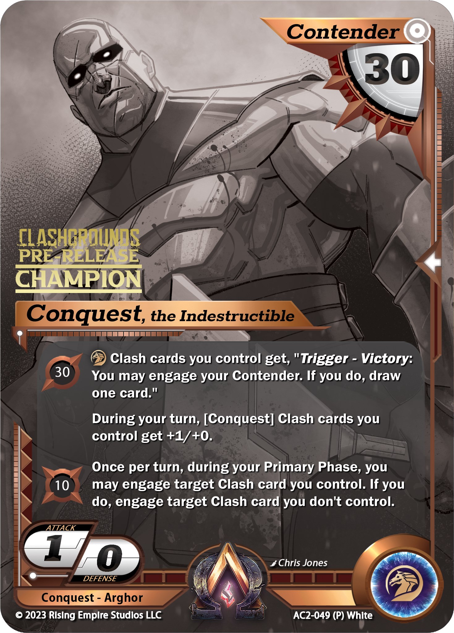 Conquest, the Indestructible (Pre-Release Champion) - Clashgrounds ...