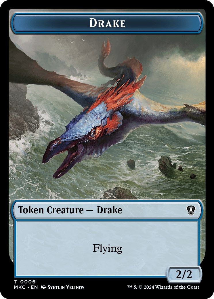 Drake // Koma's Coil Double-Sided Token - Commander: Murders at Karlov ...