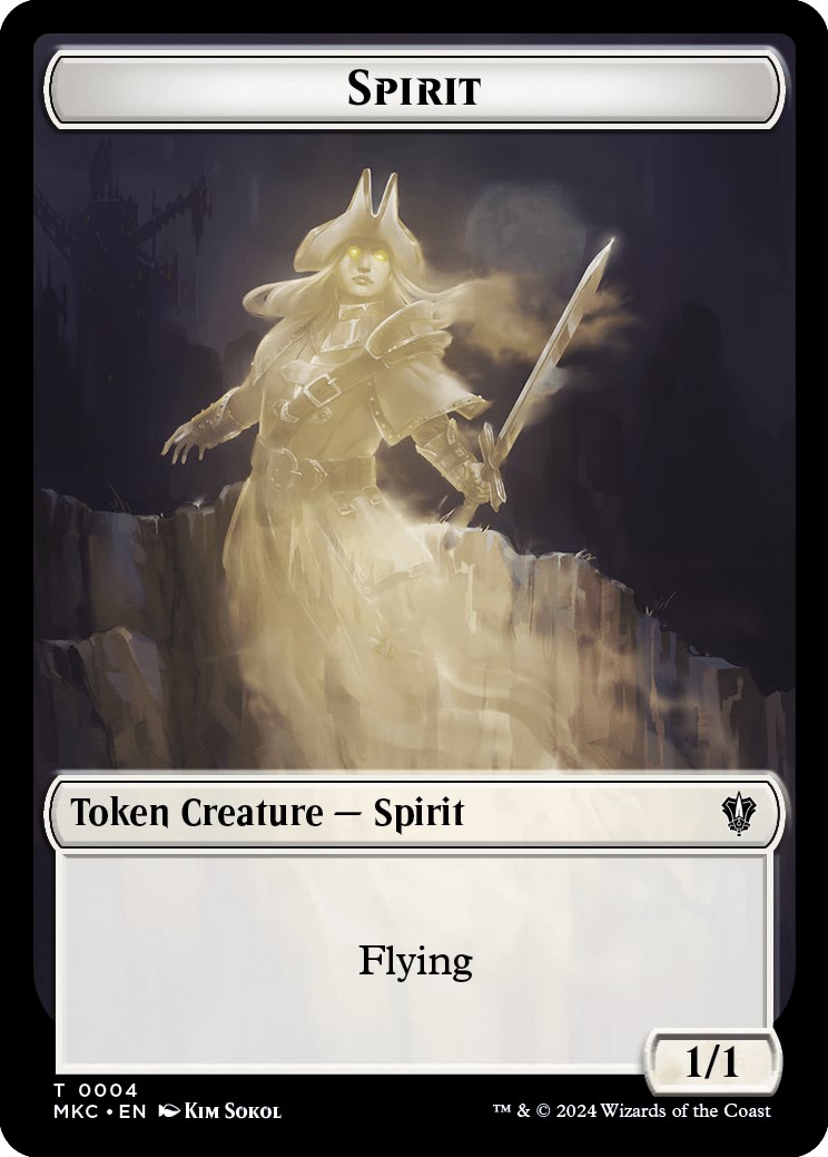 Spirit // Phyrexian Germ Double-Sided Token - Commander: Murders at ...