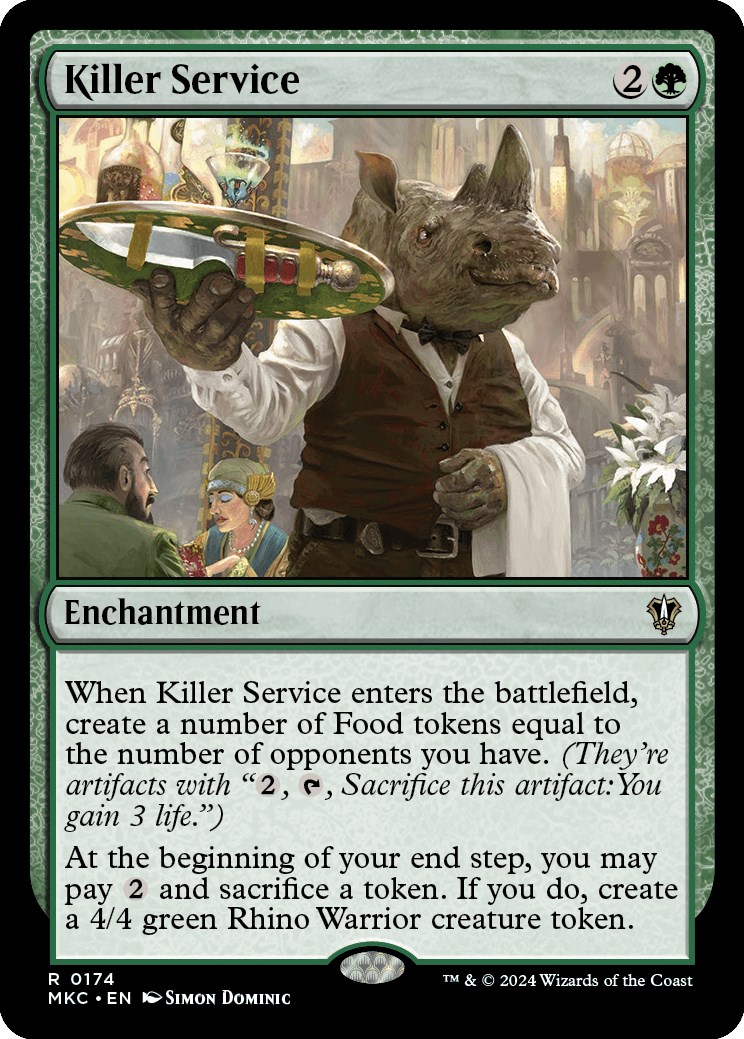Killer Service - Commander: Murders at Karlov Manor - Magic: The Gathering