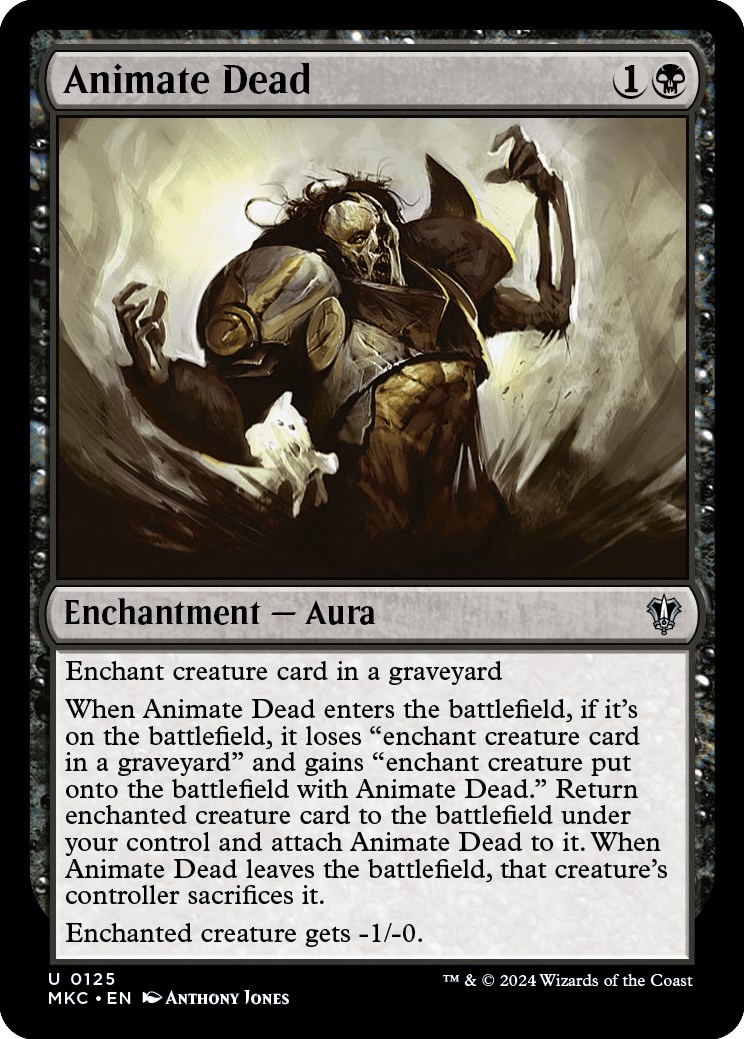 Animate Dead - Commander: Murders at Karlov Manor - Magic: The Gathering
