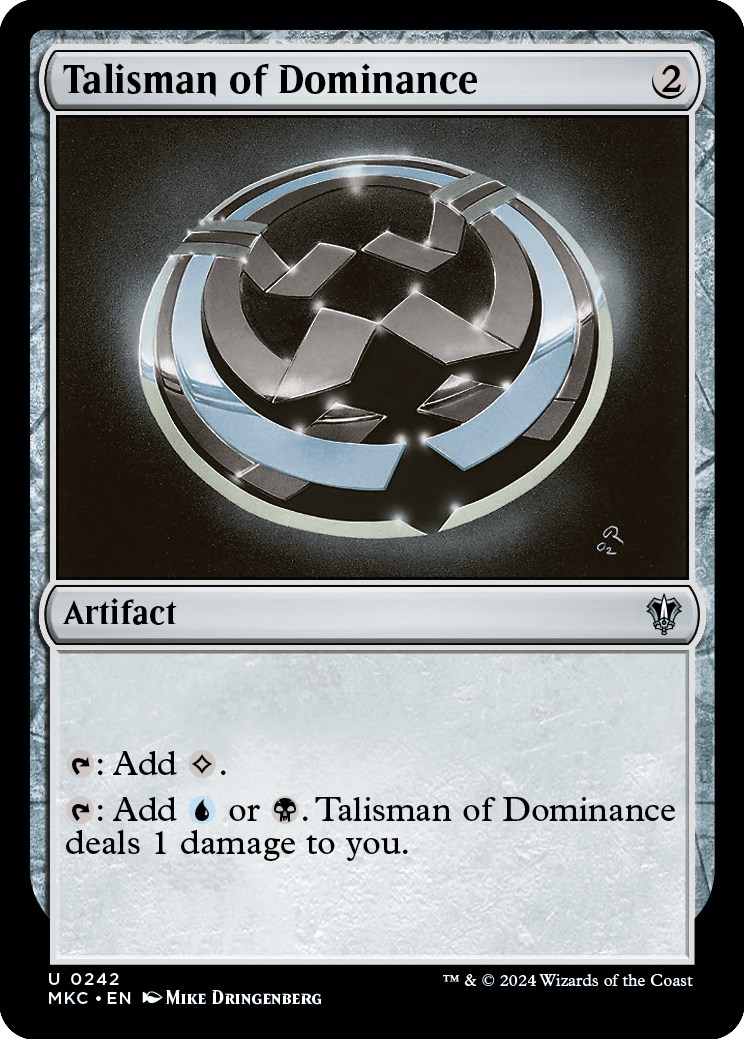 Talisman of Dominance - Commander: Murders at Karlov Manor - Magic: The ...