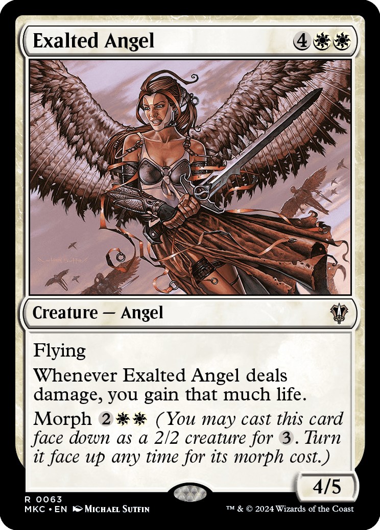 Exalted Angel - Commander: Murders at Karlov Manor - Magic: The Gathering