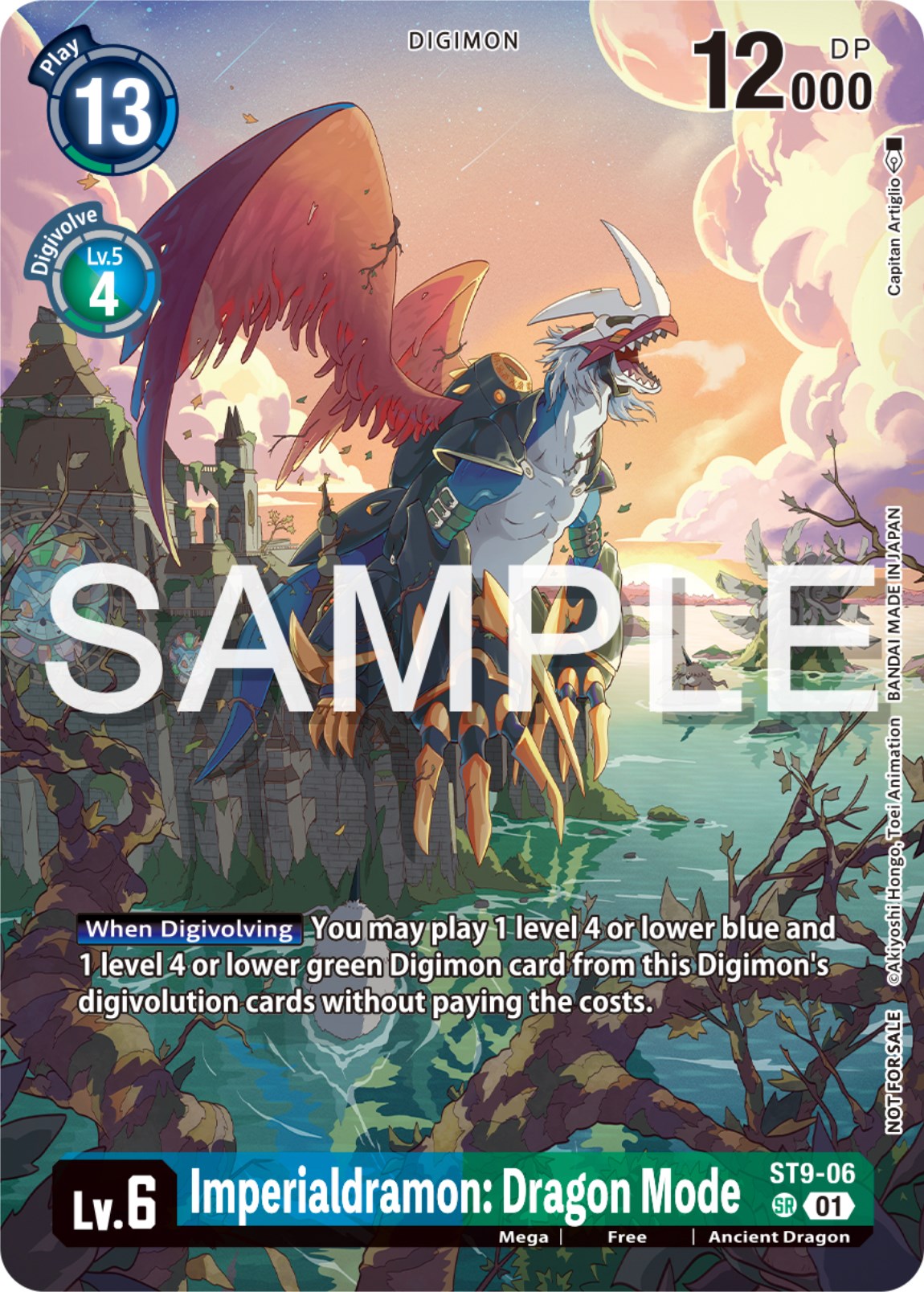 Imperialdramon Dragon Mode (Digimon Illustration Competition Pack 2023) - Starter Deck 09 ...