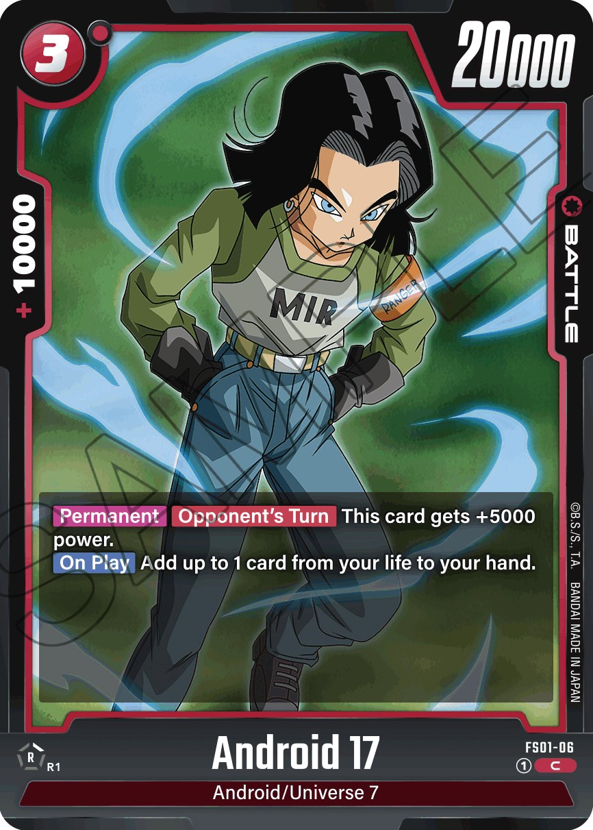 Android 17 - Starter Deck 1: Son Goku - Dragon Ball Super: Fusion World