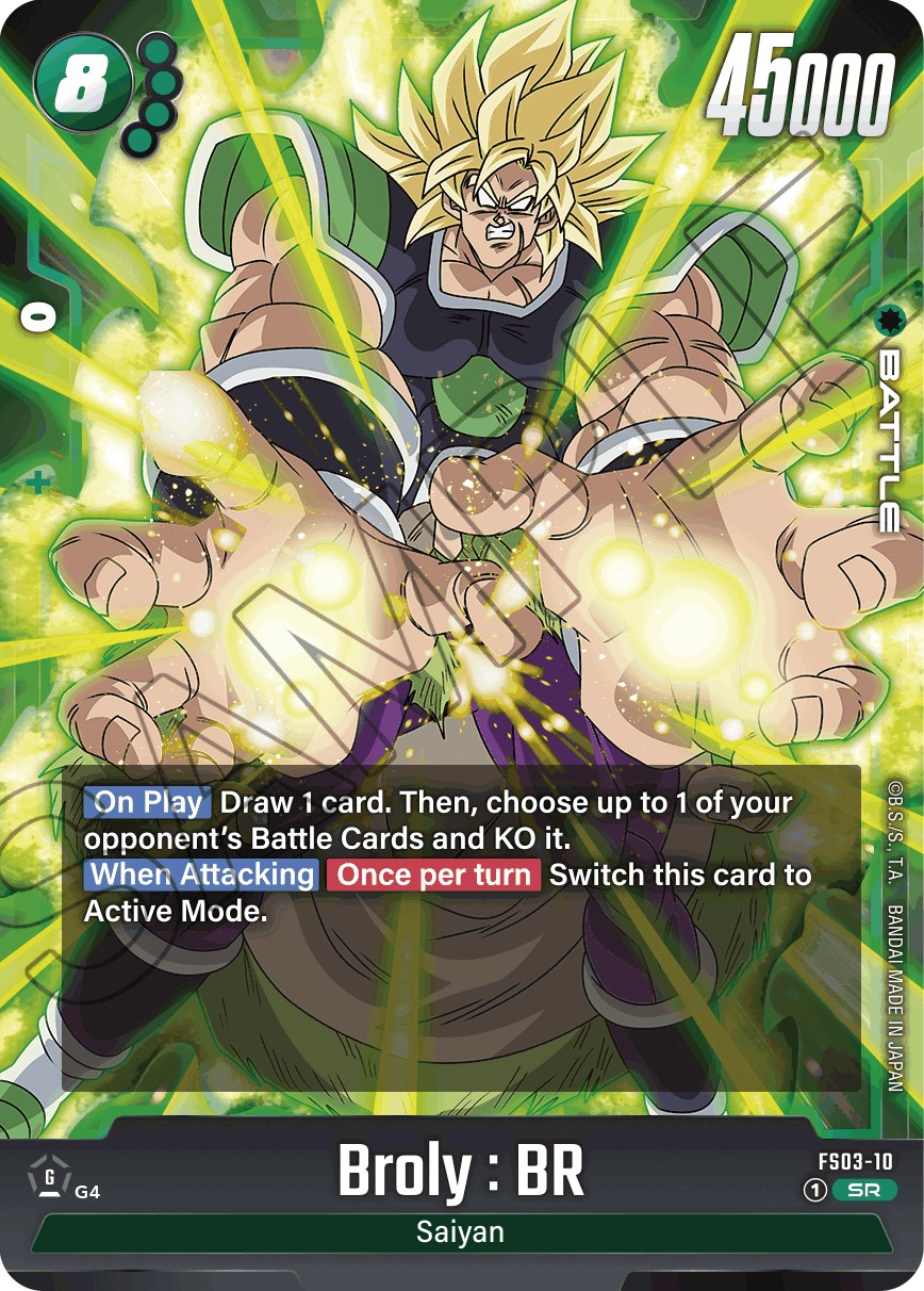 Broly : BR - Starter Deck 3: Broly - Dragon Ball Super: Fusion World