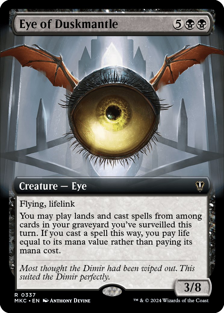 Eye of Duskmantle (Extended Art) - Commander: Murders at Karlov Manor ...