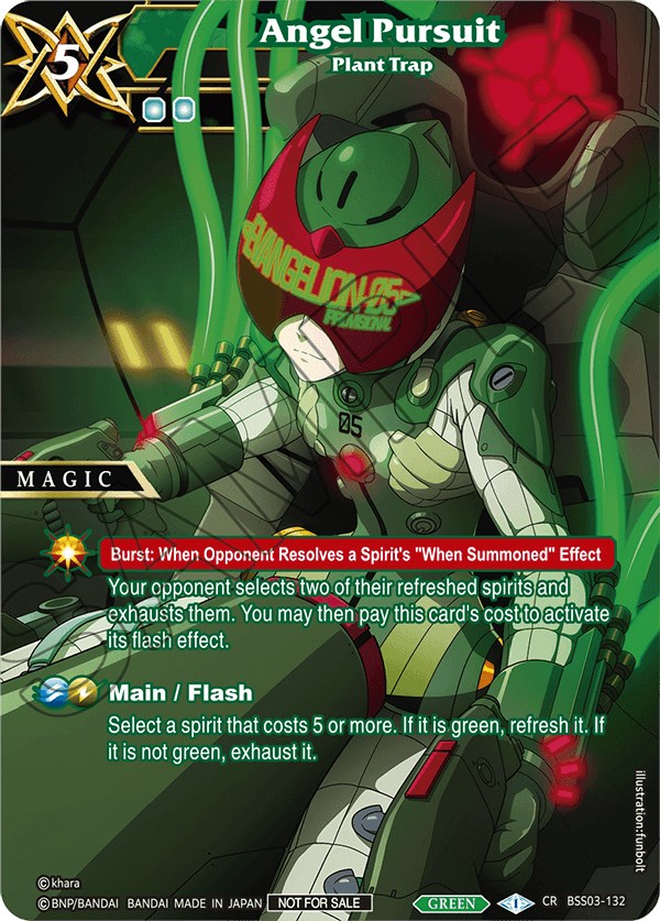 Angel Pursuit - Plant Trap - Battle Spirits Saga Promo Cards - Battle ...