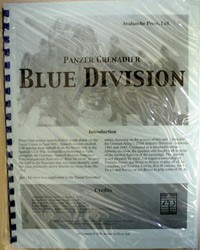 Panzer Grenadier: Blue Division Supplement Book - Avalanche Press LTD ...