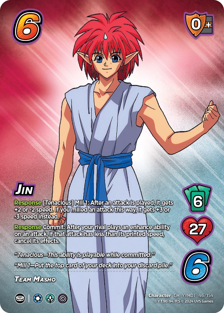 Jin - Yu Yu Hakusho: Dark Tournament - UniVersus