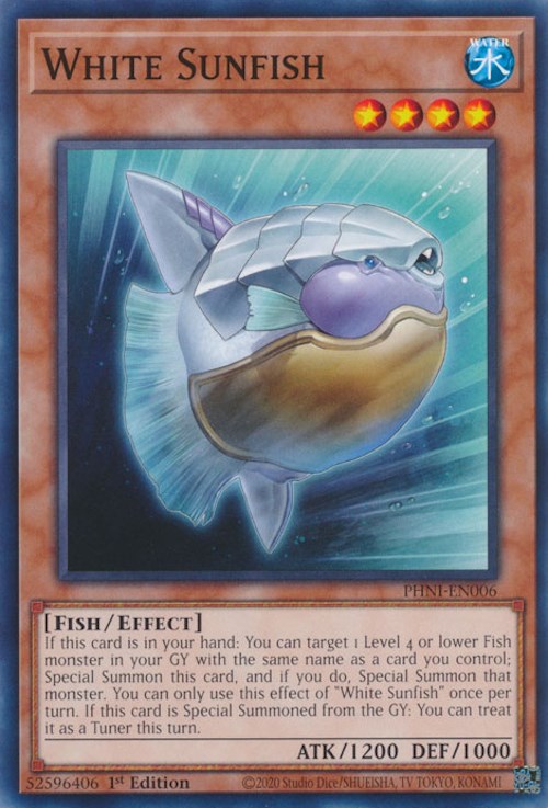 White Sunfish - Phantom Nightmare - YuGiOh