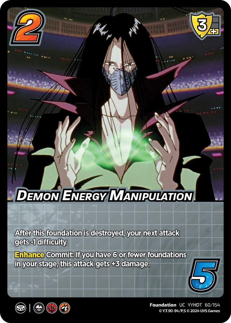 Demon Energy Manipulation - Yu Yu Hakusho: Dark Tournament - UniVersus