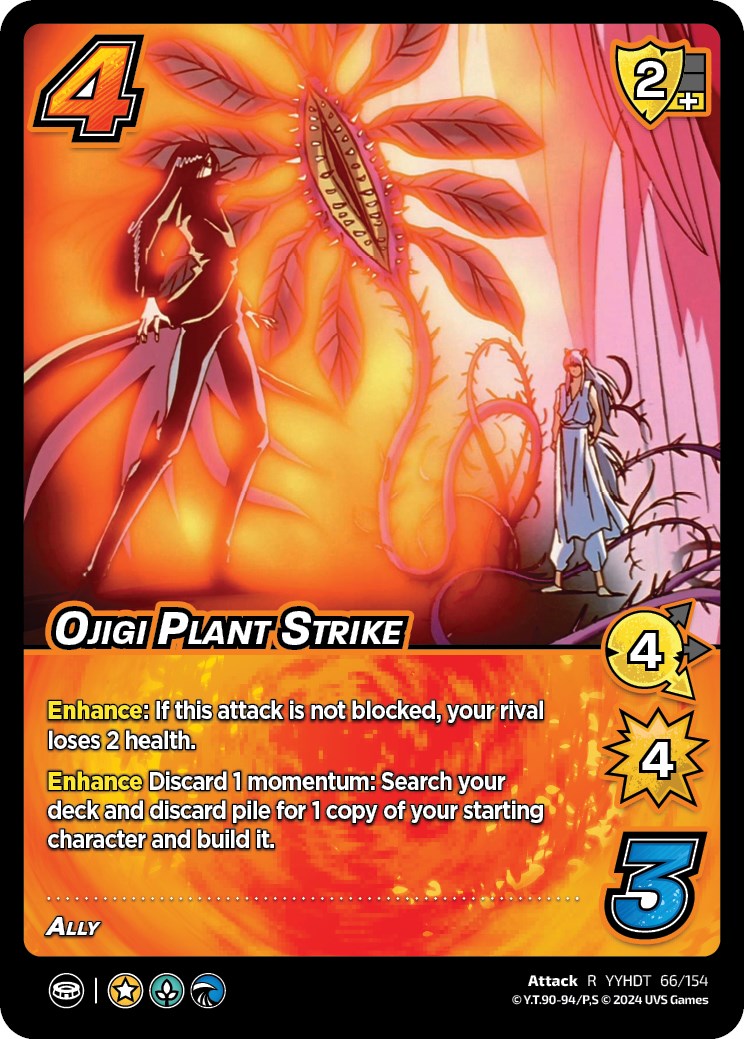 Ojigi Plant Strike - Yu Yu Hakusho: Dark Tournament - UniVersus