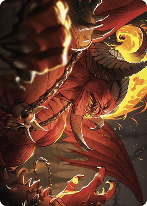 Rakdos, Patron of Chaos Art Card (45/49) - Art Series: Murders at ...