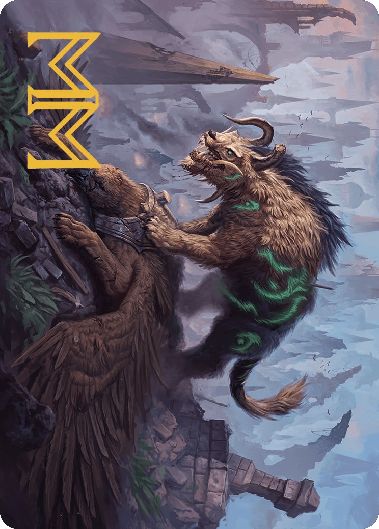 Axebane Ferox Art Card (Gold-Stamped Signature) - Art Series: Murders ...