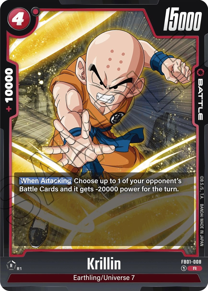 Krillin - FB01-008 - Awakened Pulse - Dragon Ball Super: Fusion World