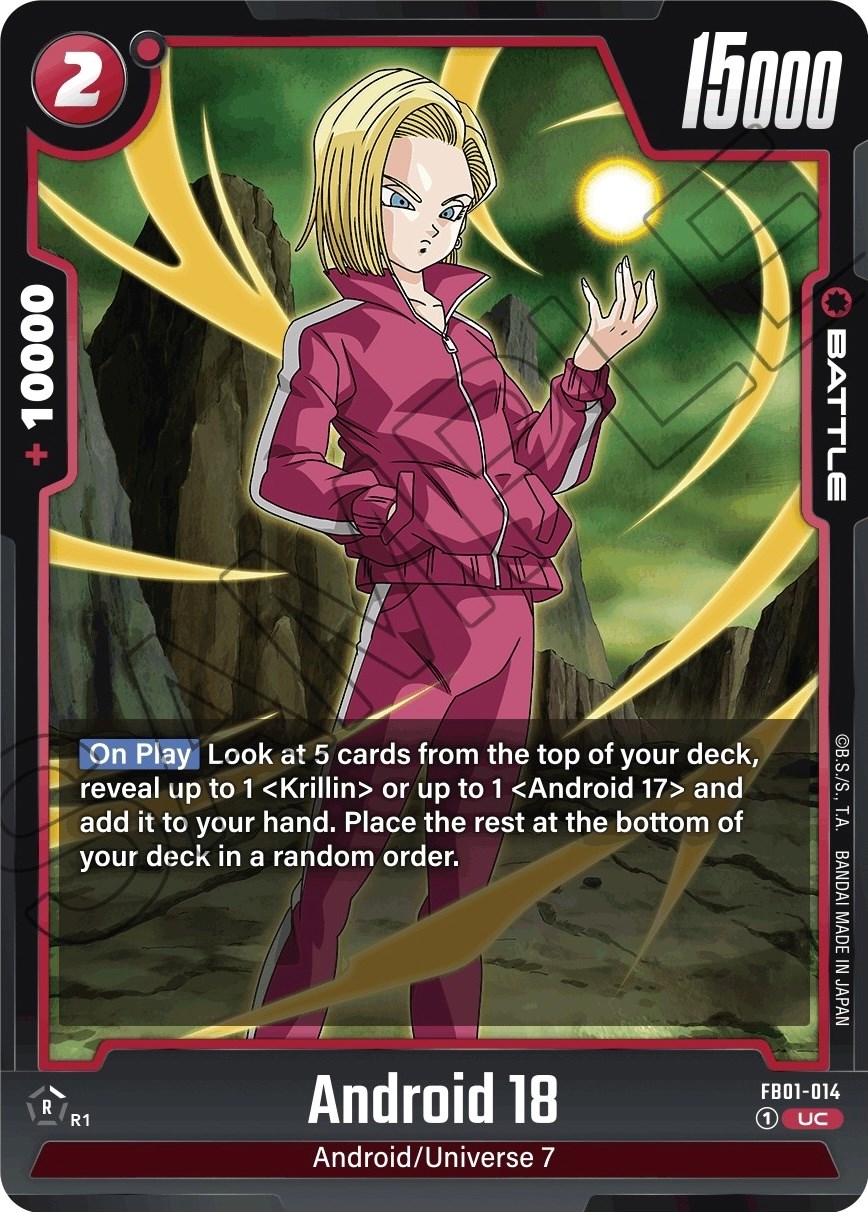 Android 18 - FB01-014 - Awakened Pulse - Dragon Ball Super: Fusion World