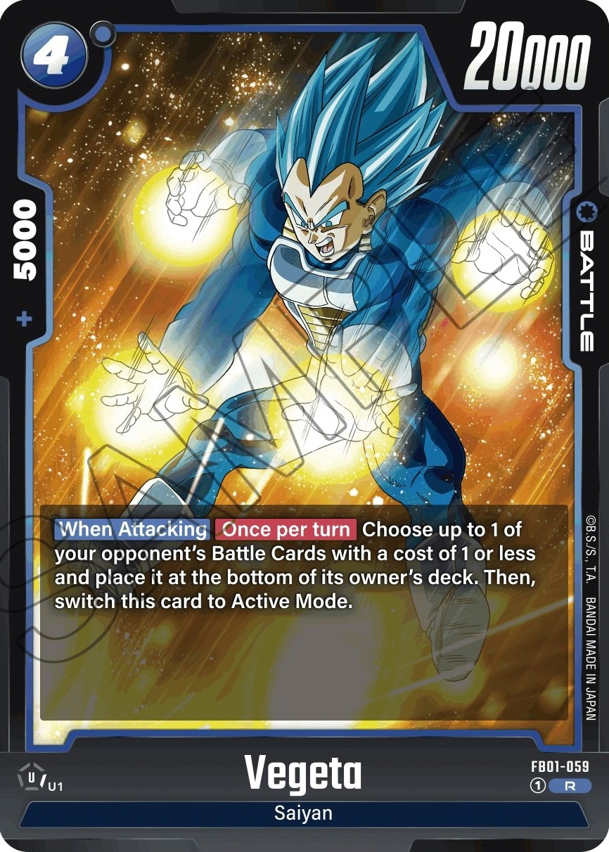 Vegeta - FB01-059 - Awakened Pulse - Dragon Ball Super: Fusion World